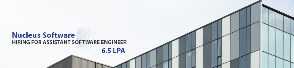 Assistant Software Engineer Jobs in Noida - Nucleus Software